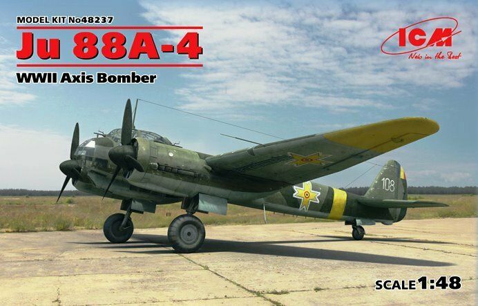 48237 ICM Бомбардировщик стран Оси Ju 88A-4 1/48