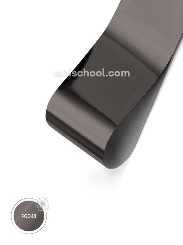 Фольга глянцевая Стальная 15 м.