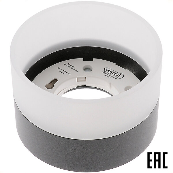 Светильник-спот 661353 черный GWL-GX53-M-IP20 маяк под лампы GX53 General (2 шт. в комплекте)