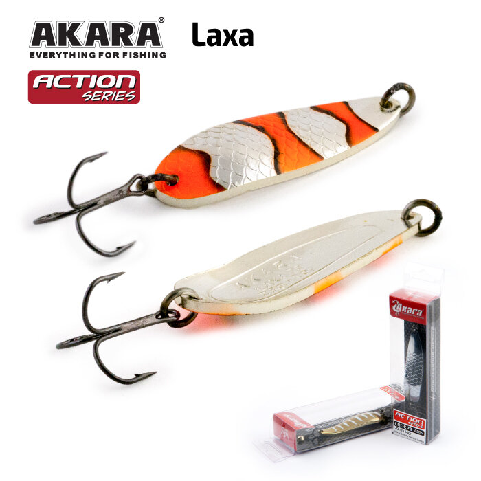 Блесна колеб. Akara Action Series Laxa 70 21 гр. 3/4 oz. AB89