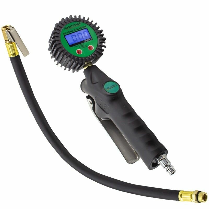 Пистолет для подкачки шин с цифровым манометром ROCKFORCE