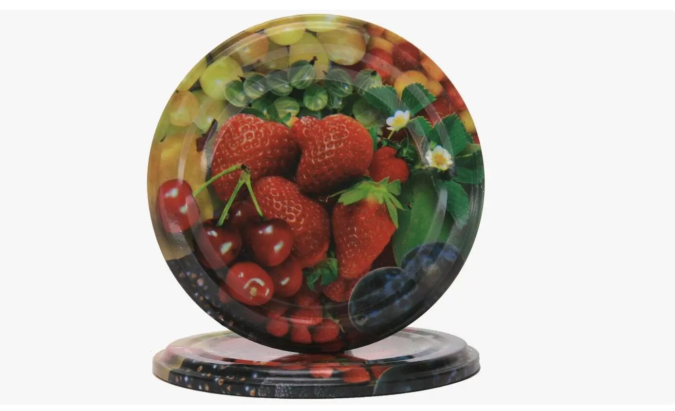 Крышка закаточная СКО 82 мм сталь фотопечать 25 шт.