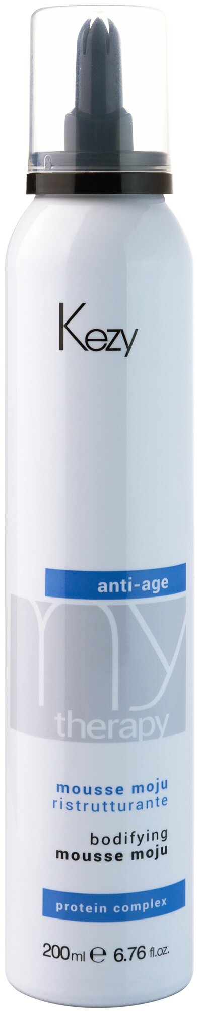 Мусс KEZY MT Anti-age Bodifying mousse Moju , Несмываемый для восстановления структуры волос , 200 мл