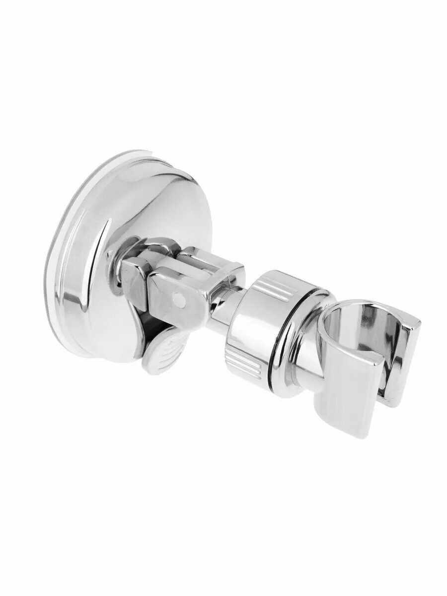 Держатель для лейки душа вакуумный, кронштейн настенный на присоске