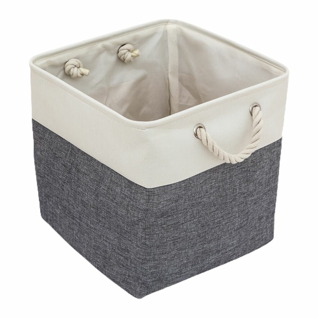 Складная корзина для хранения кубиков Складная корзина с ручками для органайзера детских игрушек