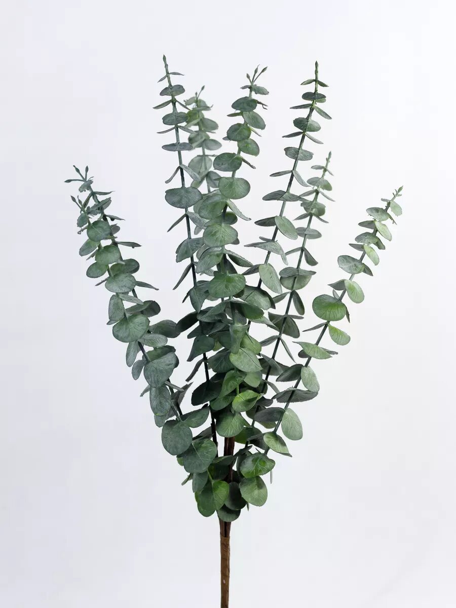 Цветок искусственный Эвкалипт ветка 55 см