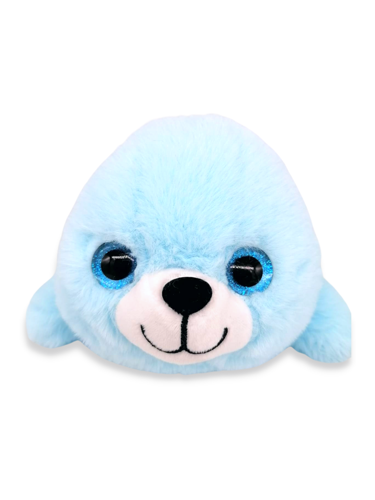 Мягкая игрушка Mimis нерпа «Пушистик» голубой Mi197