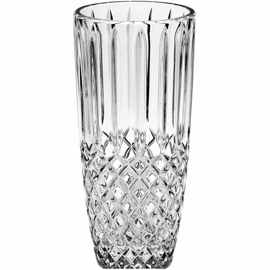Ваза Crystal Bohemia DIAMOND, 27 см, хрусталь