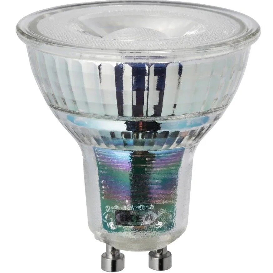 LEDARE IKEA 504.568.70 Лампочка 1 шт. GU10 345 лм, LED, 50 Вт Светодиодная 2700К
