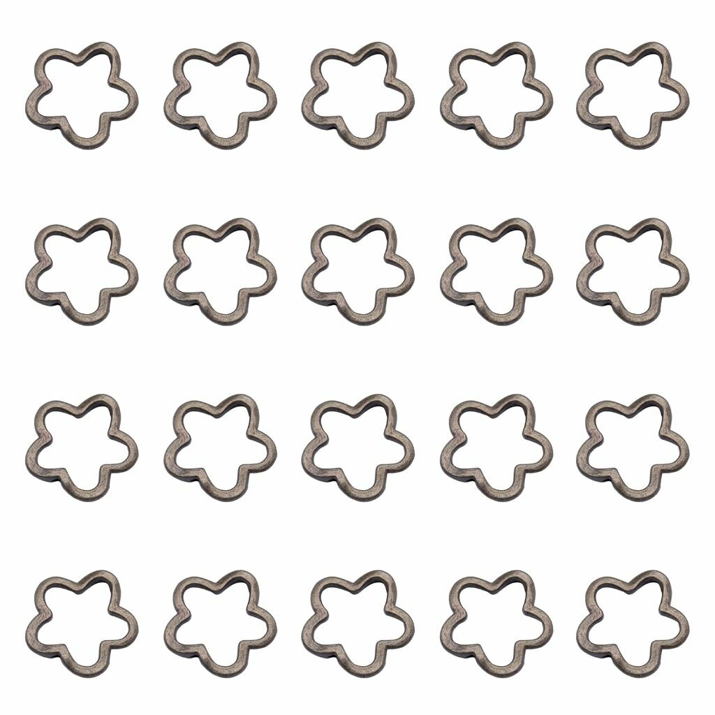 Бусины-цветы для украшений, Бронза