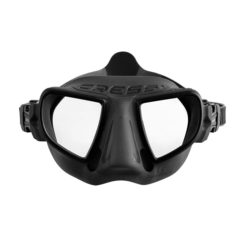 Cressi ATOM маска для фридайвинга Черный, BLACK-BLACK