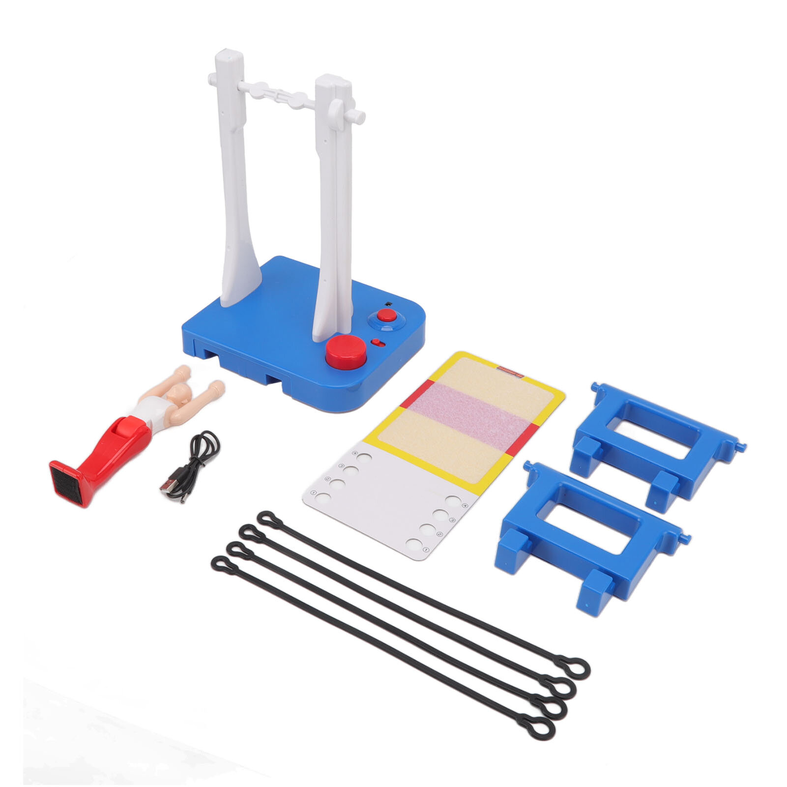 Вращающаяся фигурка спортсмена, настольная игра, прочная детская игрушка из АБС-пластика, с низким уровнем шума для домашней вечеринки, семейного веселья и развивающих игр