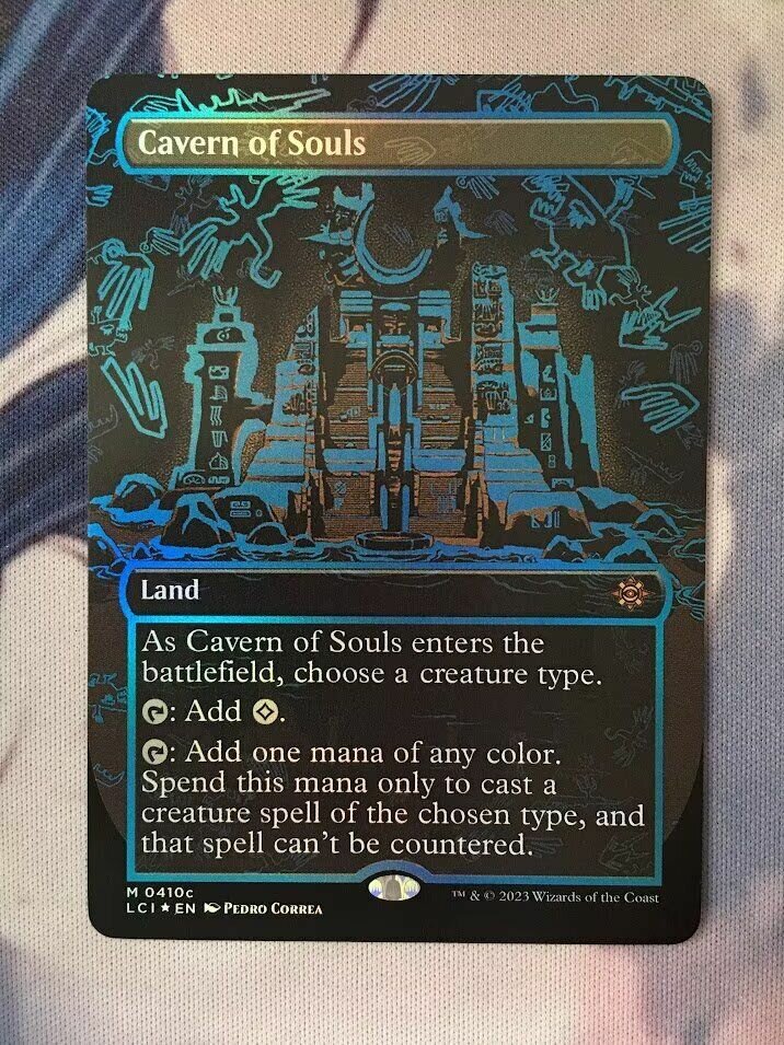 Карты Magic: the Gathering Corpse Dance, Cascade Bluffs (Экспедиции Зендикара), Пещера Душ (Foil), Сокровищница Кабала (Borderless), Исполин Кратерного Копыта, Контроль