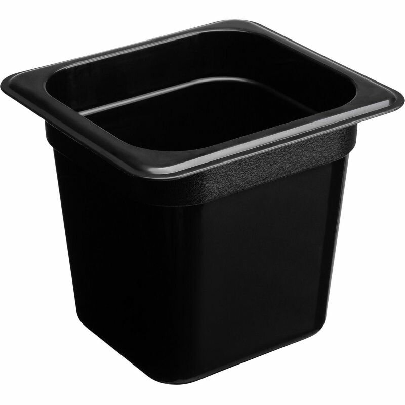 Гастроемкость RESTOLA Полипропилен, GN 1/6, 176х162х150 мм, черная