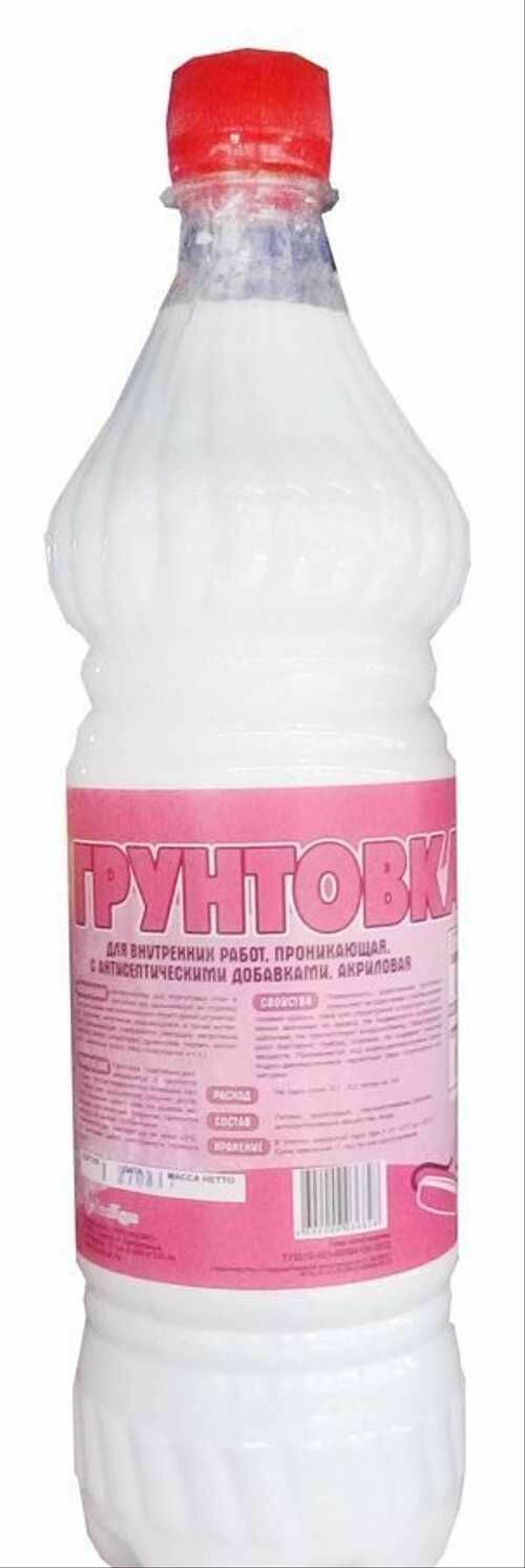 Грунтовка акрил интер 1 л политап // 139374