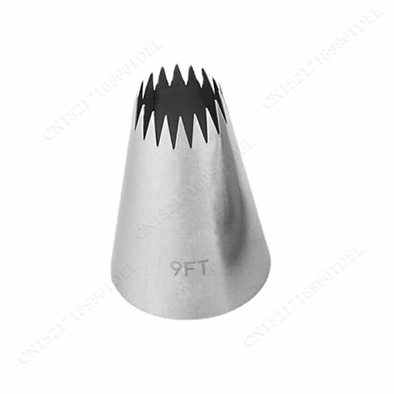 Очень большие насадки для глазури из нержавеющей стали, 9 футов, насадки для печенья, крема, помадки, трубки, инструменты для украшения торта