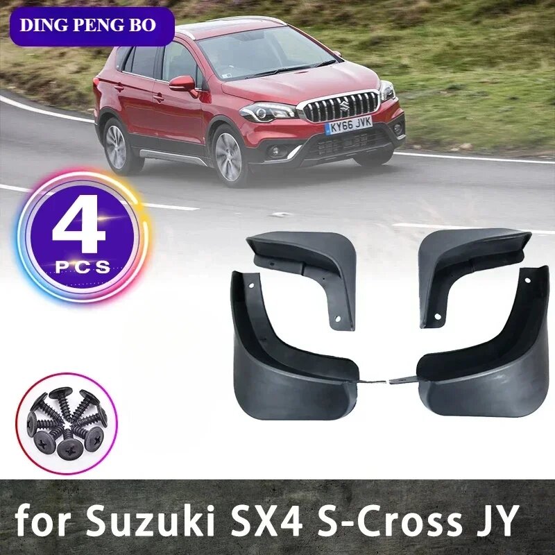 4x для Suzuki SX4 хэтчбек S Cross 2020 2014 ~ 2021 JY передние и задние автомобильные брызговики брызговики брызговики автомобильные аксессуары