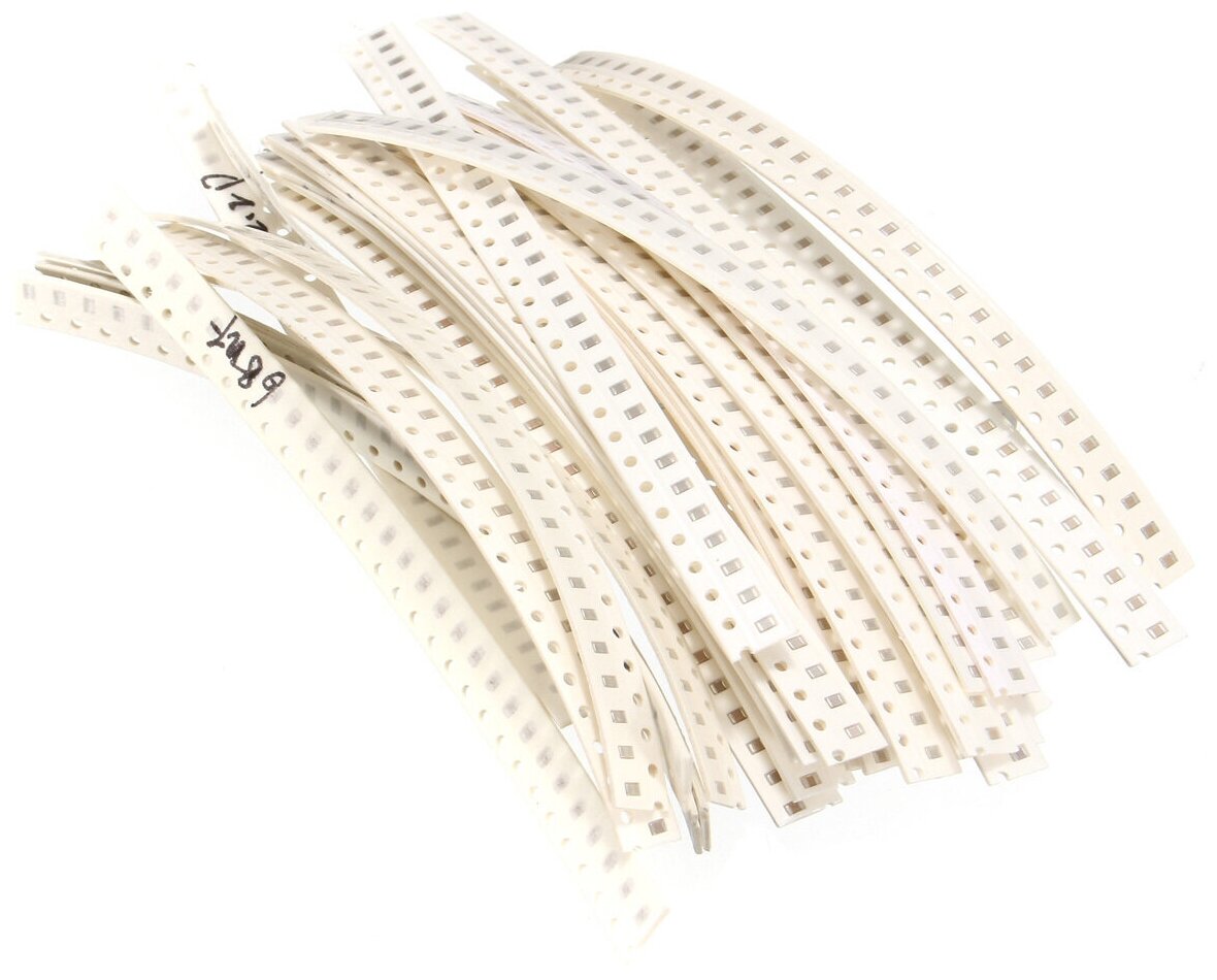 Набор чип-резисторов типоразмера 0805 сопротивлением 620Ом.12КОм (500шт)