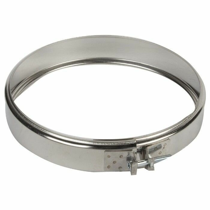 Обжимной хомут 230 раструб нерж 0,5 мм