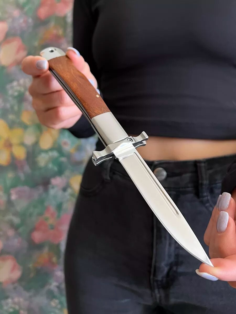 Нож складной туристический охотничий "Финка" арт. 376 / Не холодные ножи