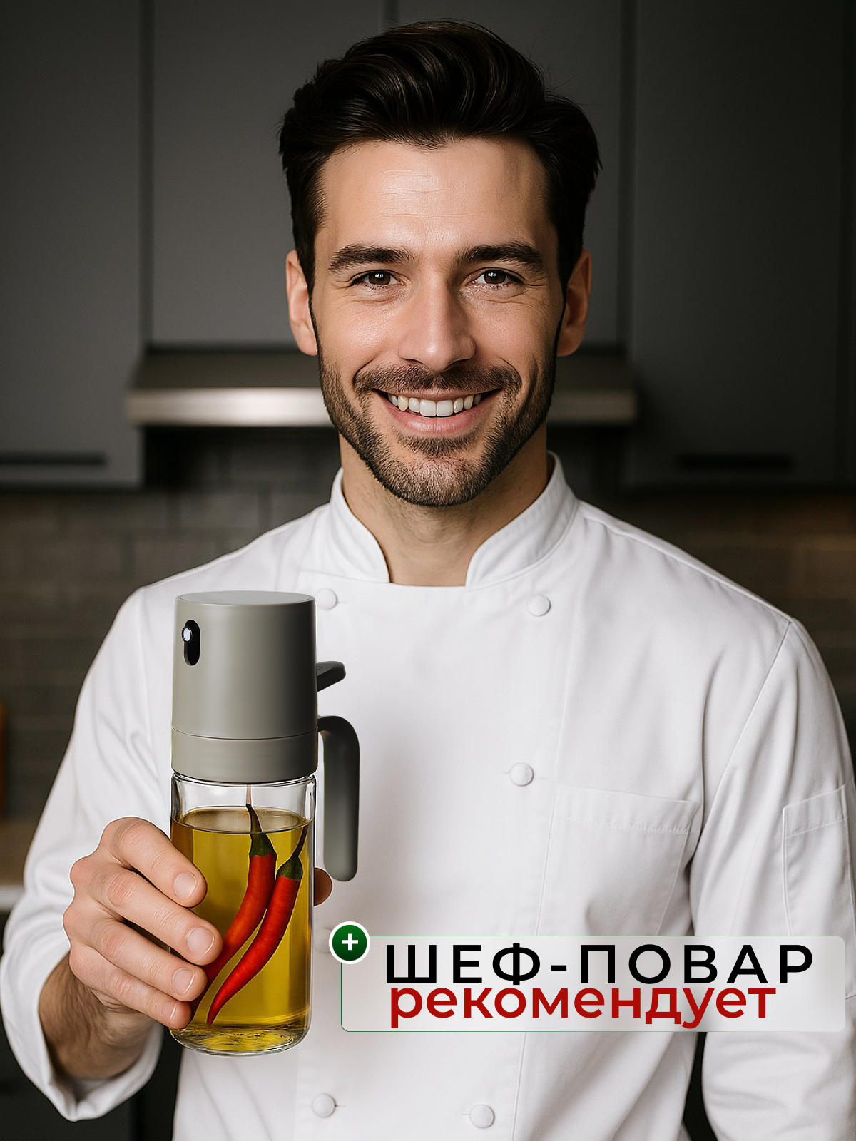 Распылитель для масла и уксуса, емкость для соуса с дозатором пульверизатором, 250 мл