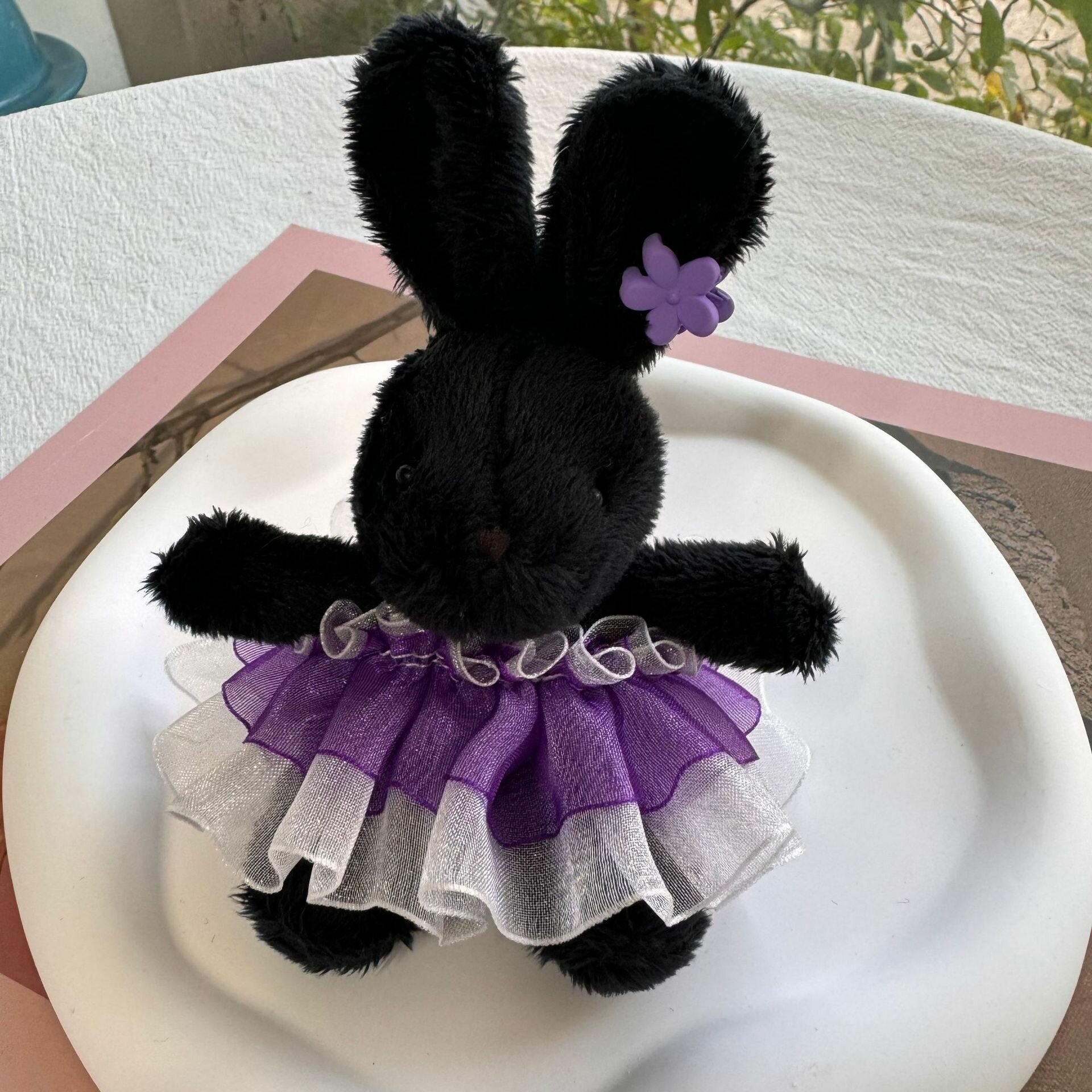 Подвеска MALIEASY "Плюшевый кролик", ABS-пластик, осень-зима 2024