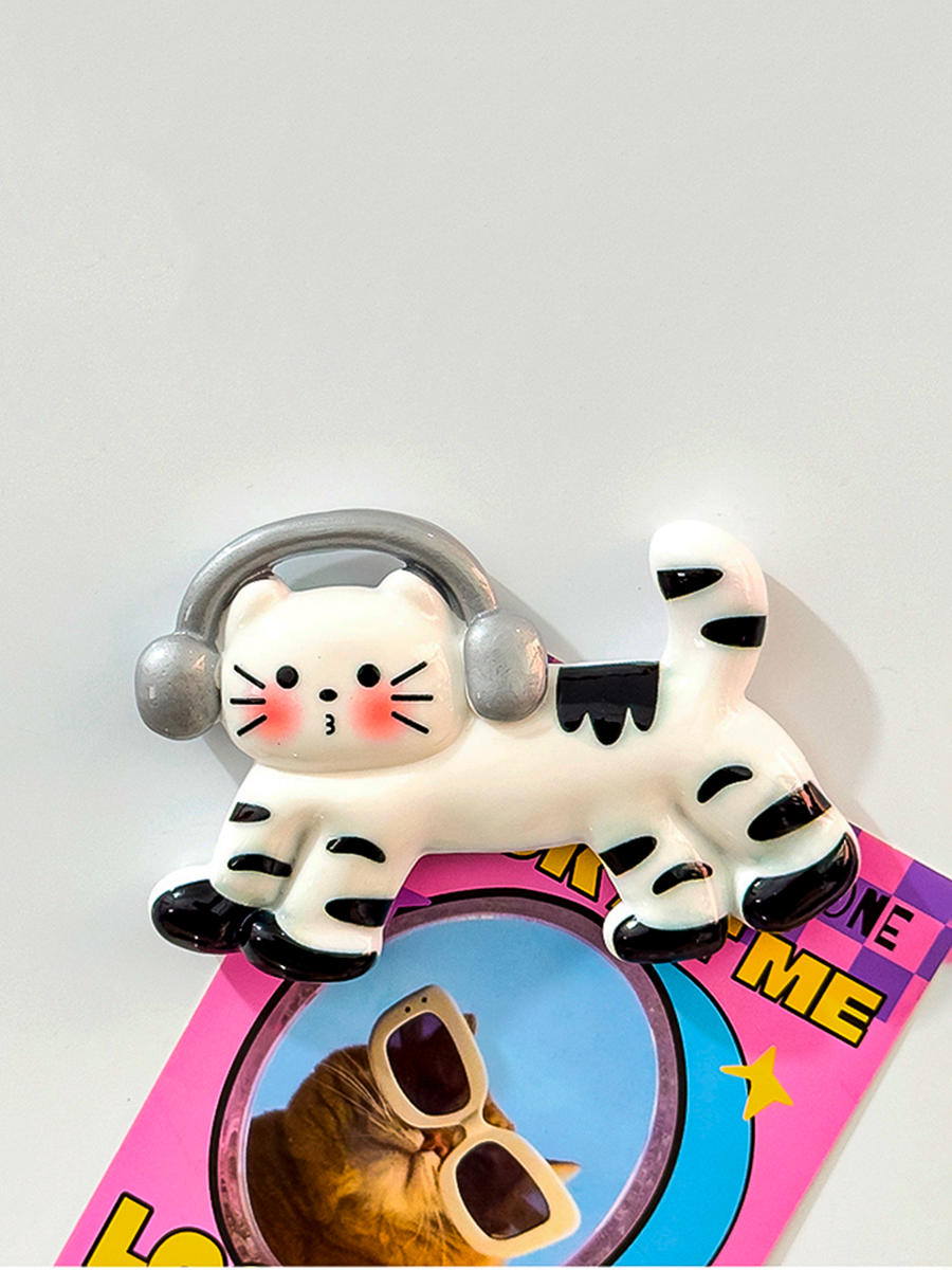 Магнит котик на холодильник, из Пинтерест