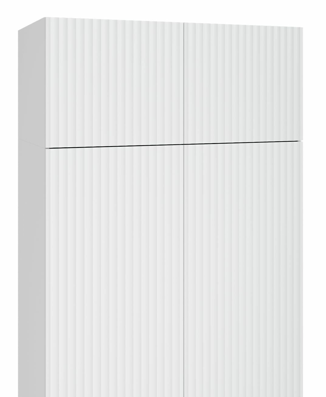 Антресоль Владимирская мебельная фабрика "Адалин", белая, ЛДСП, скандинавский стиль, 40х45х90 см