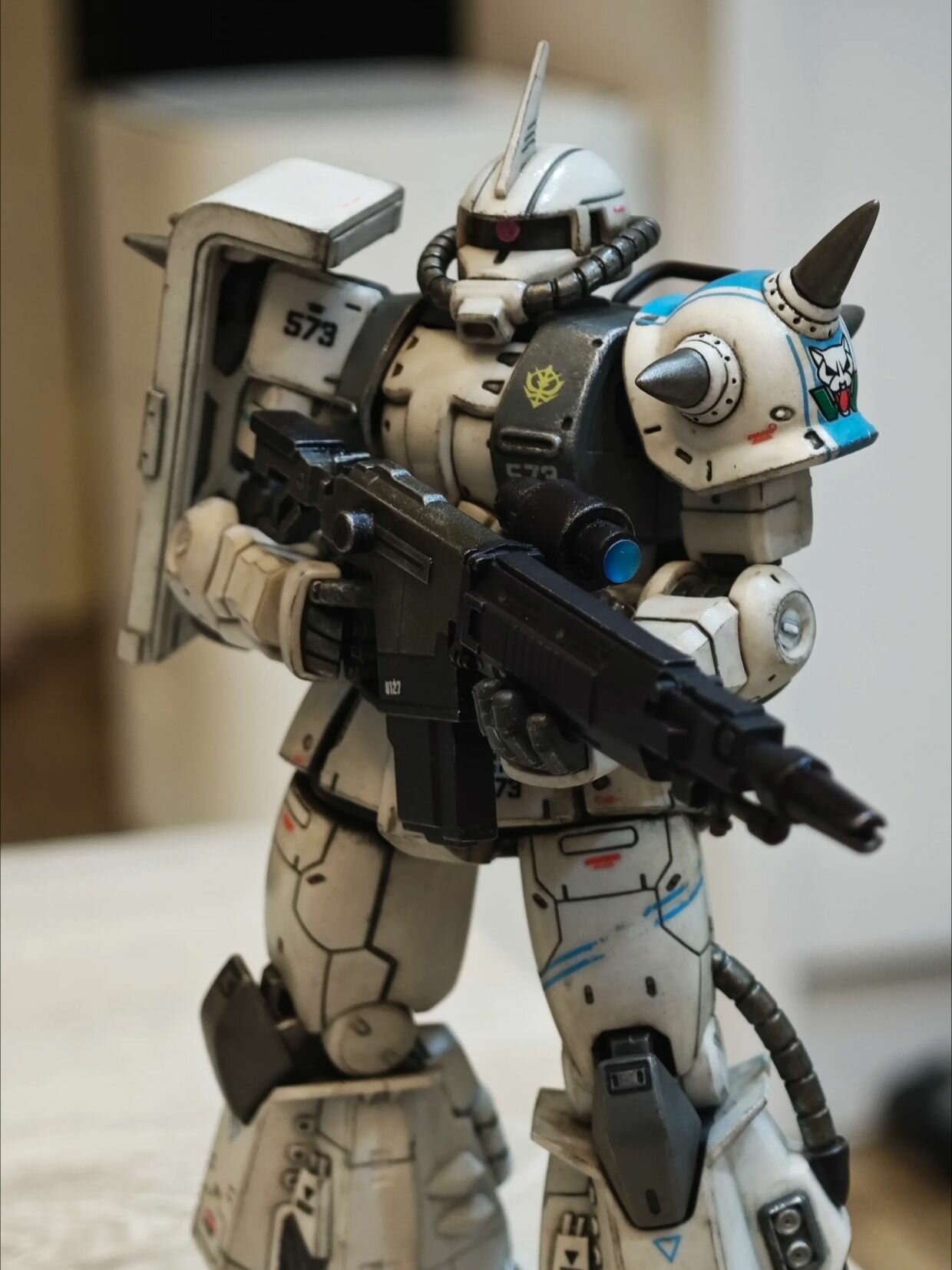 Сборная Игрушечная фигурка модель HG 1:144 Gundam ZAKU, Сборная модель Гундама, бесплатная стент