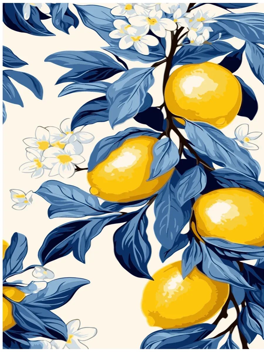 Картина по номерам лимоны