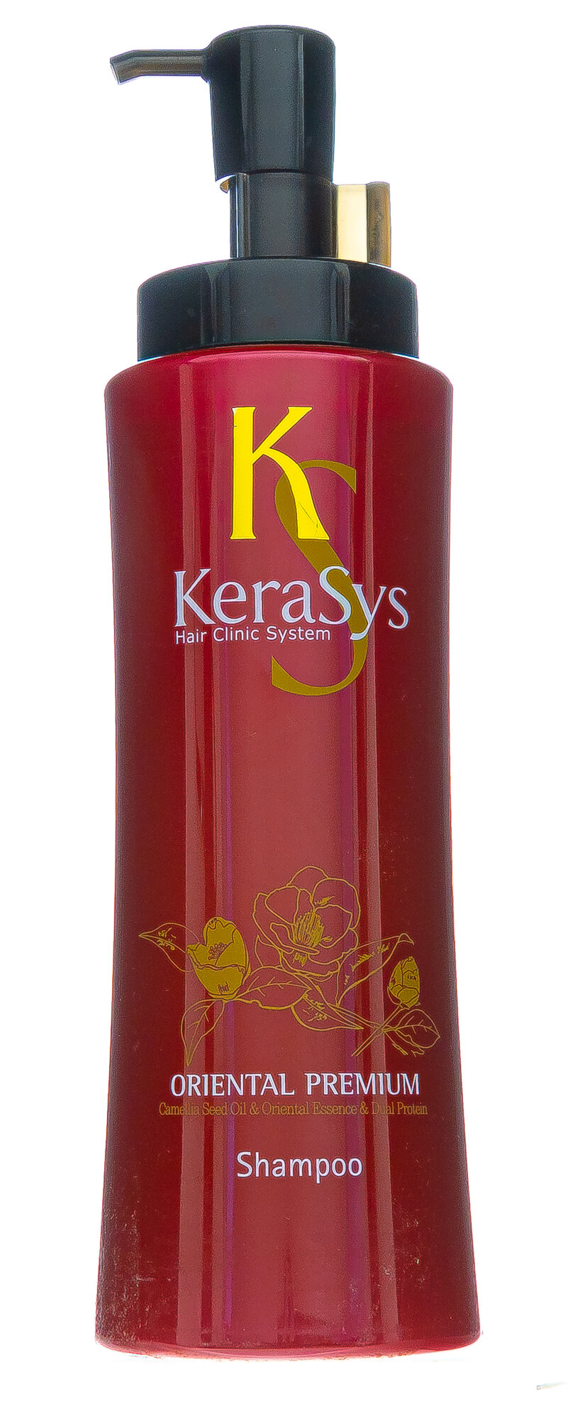 Шампунь KeraSys Oriental Premium, для всех типов, с маслом камелии, с кератиновым комплексом 600мл