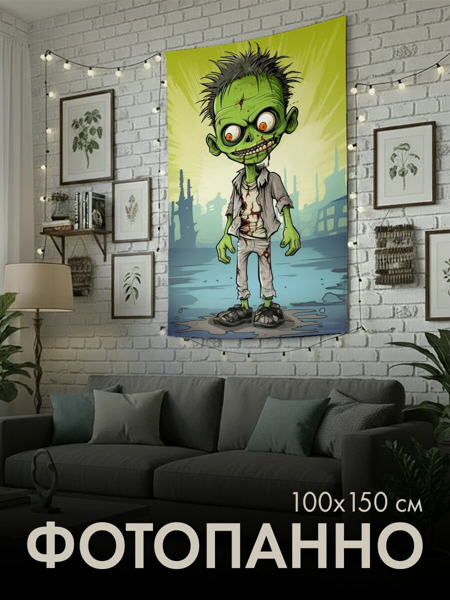 Панно тканевое PrintyFull / 100x150 см / ребенок
