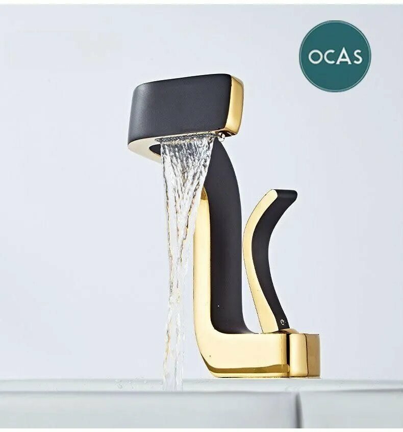 Смеситель для раковины Oras, кран для раковины, латунь, Черное золото, E-B10-5