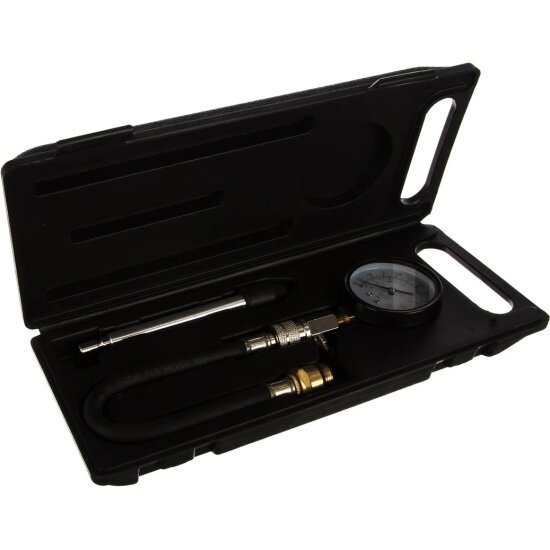 Компрессометр бензиновый Автодело универсальный набор 4 предмета