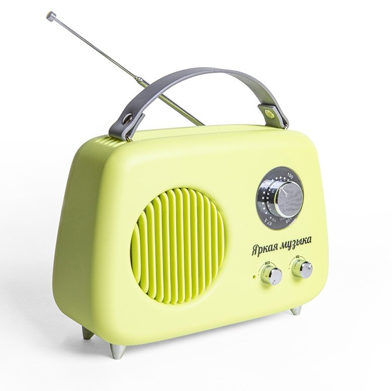 Радиоприемник БЗРП Fresh РП-343, УКВ 87,5-108МГц, СВ, КВ(встр. аккум. 1500mah) BT, USB, AUX, зеленый, БЗРП