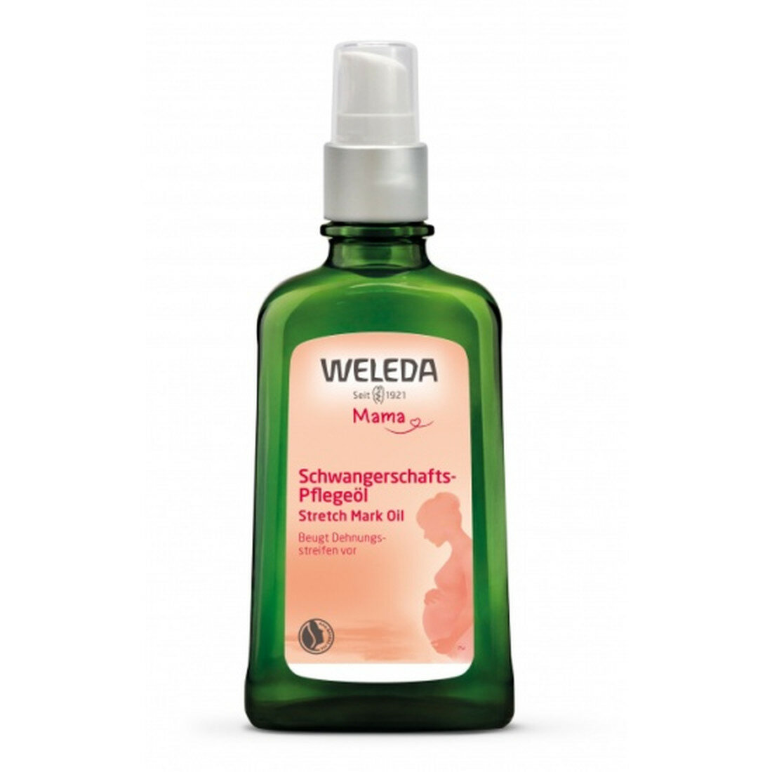 Масло Weleda, для профилактики растяжек, натуральная косметика, 100мл