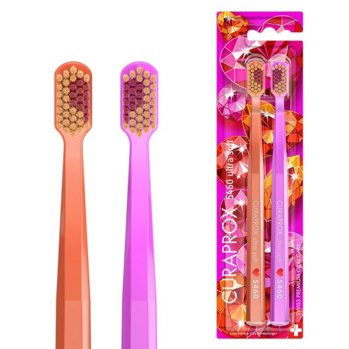 Набор зубных щеток Curaprox Duo Love 2026, ультрамягкие, 2 шт