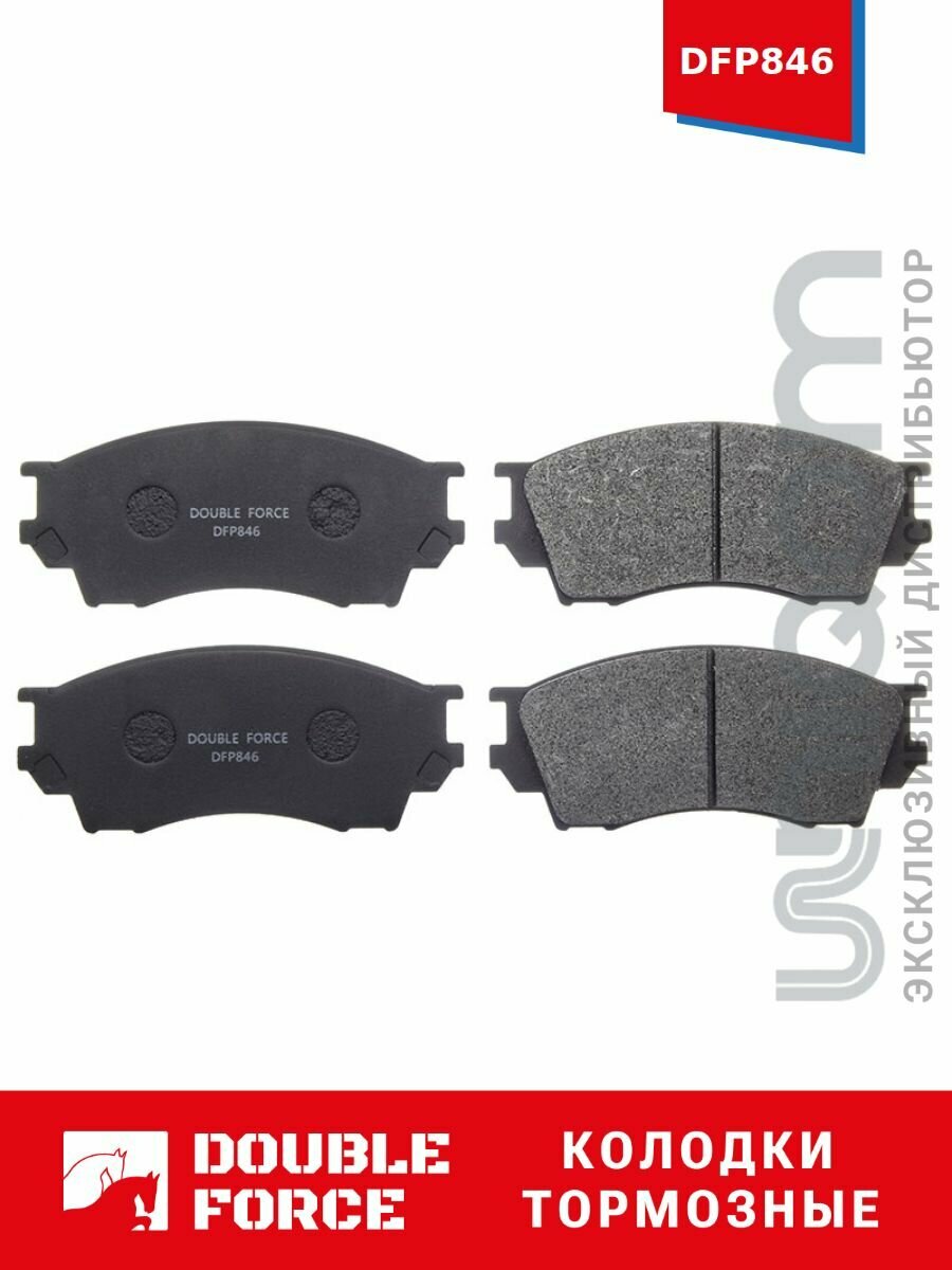Колодки тормозные передние Mazda PROCEED 1996 - 1999 Double Force DFP846