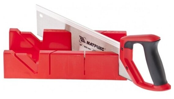 Стусло Matrix 22550, 300 х 100 мм, пластиковое + обушковая пила, 350 мм