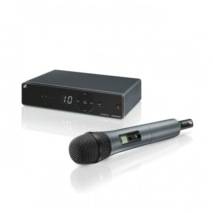 Радиосистема Sennheiser XSW 1-825-B, беспроводной микрофон, приёмник