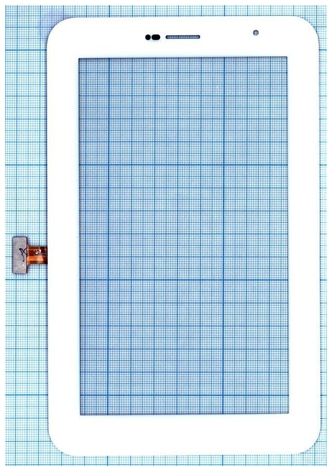 Сенсорное стекло (тачскрин) для Samsung Galaxy Tab 7.0 Plus P6200 белое