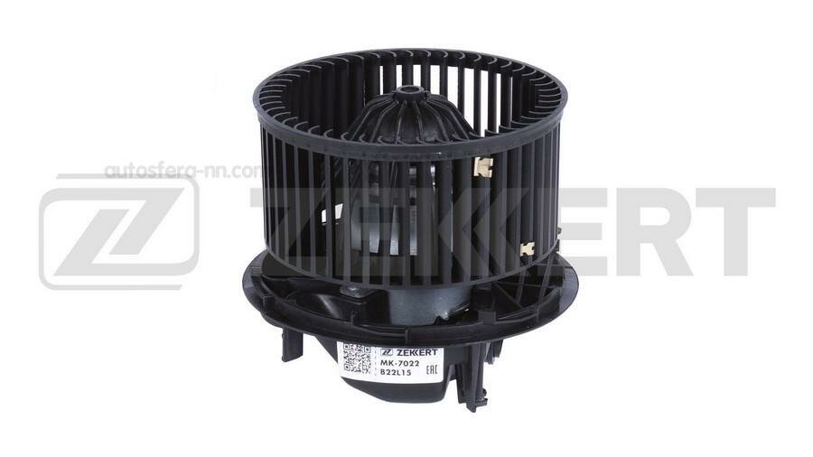 ZEKKERT MK7022 Вентилятор отопителя Renault Logan 04- Duster 11- Sandero 07- Twingo II 07- Wind 10-