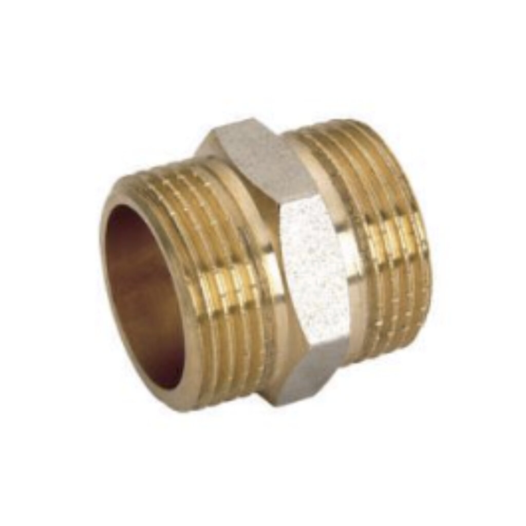 Бочонок резьбовой латунный Frap F323.0505, 3/4"х 3/4"