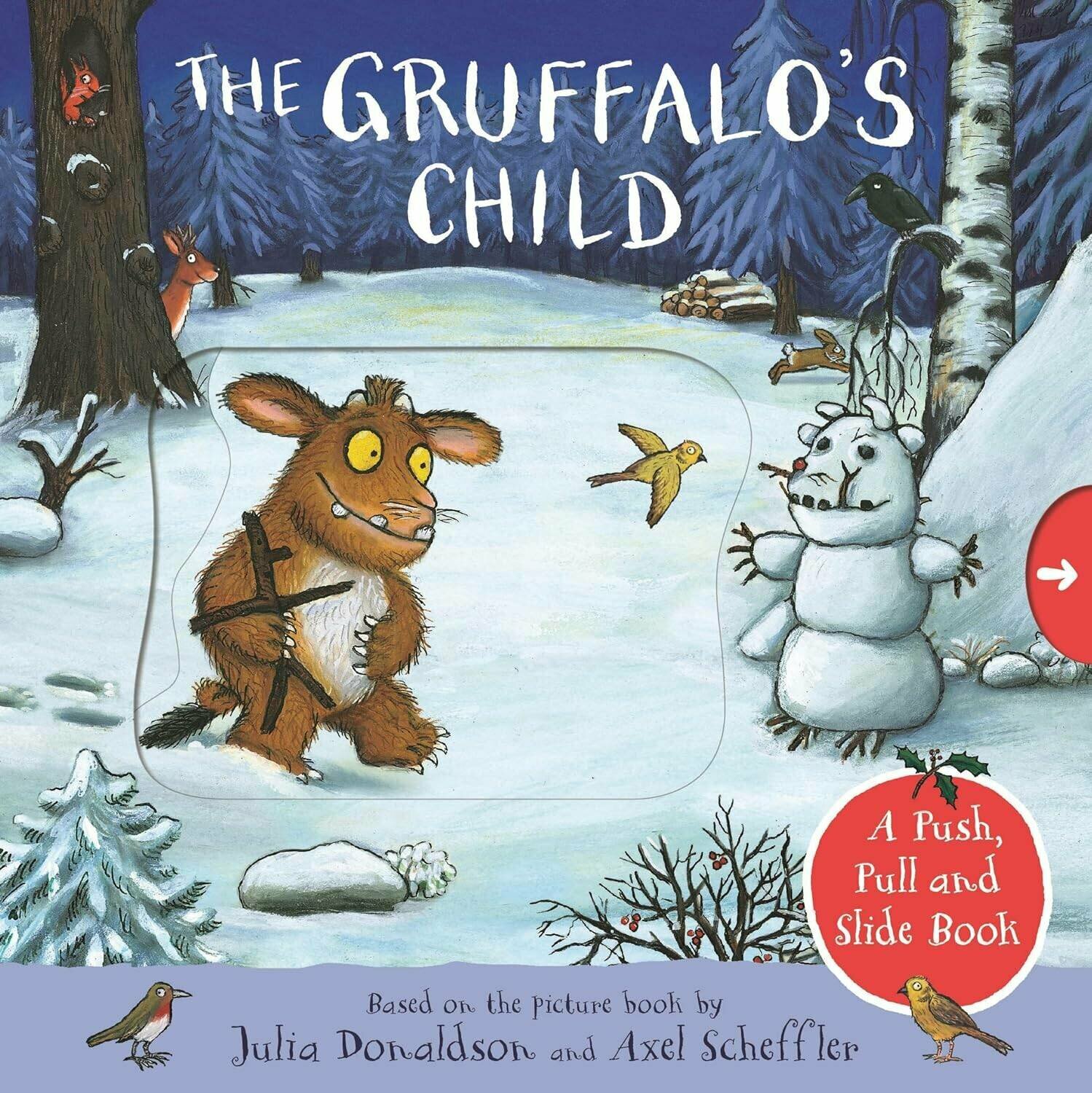 Julia Donaldson. The Gruffalo сhild: a push, pull and slide book (Julia Donaldson) Дочурка Груффало: интерактивная книга (Джулия Дональдсон) /Книги