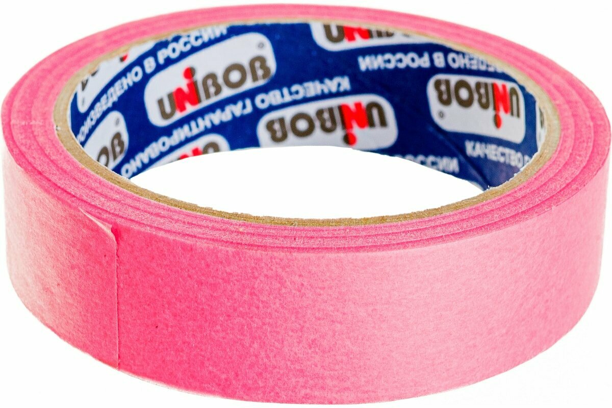 UNIBOB малярная лента для деликатных поверхностей 25 мм х 25 м 214981 для окрашивания