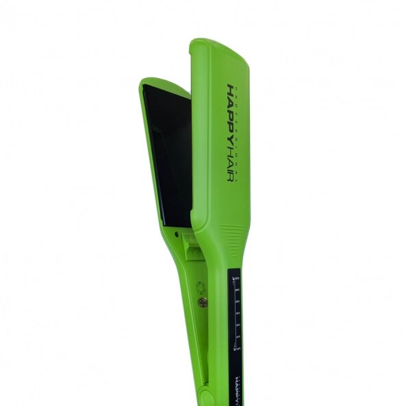 Утюжок Happy Hair Soft Touch титановые пластины Зеленый