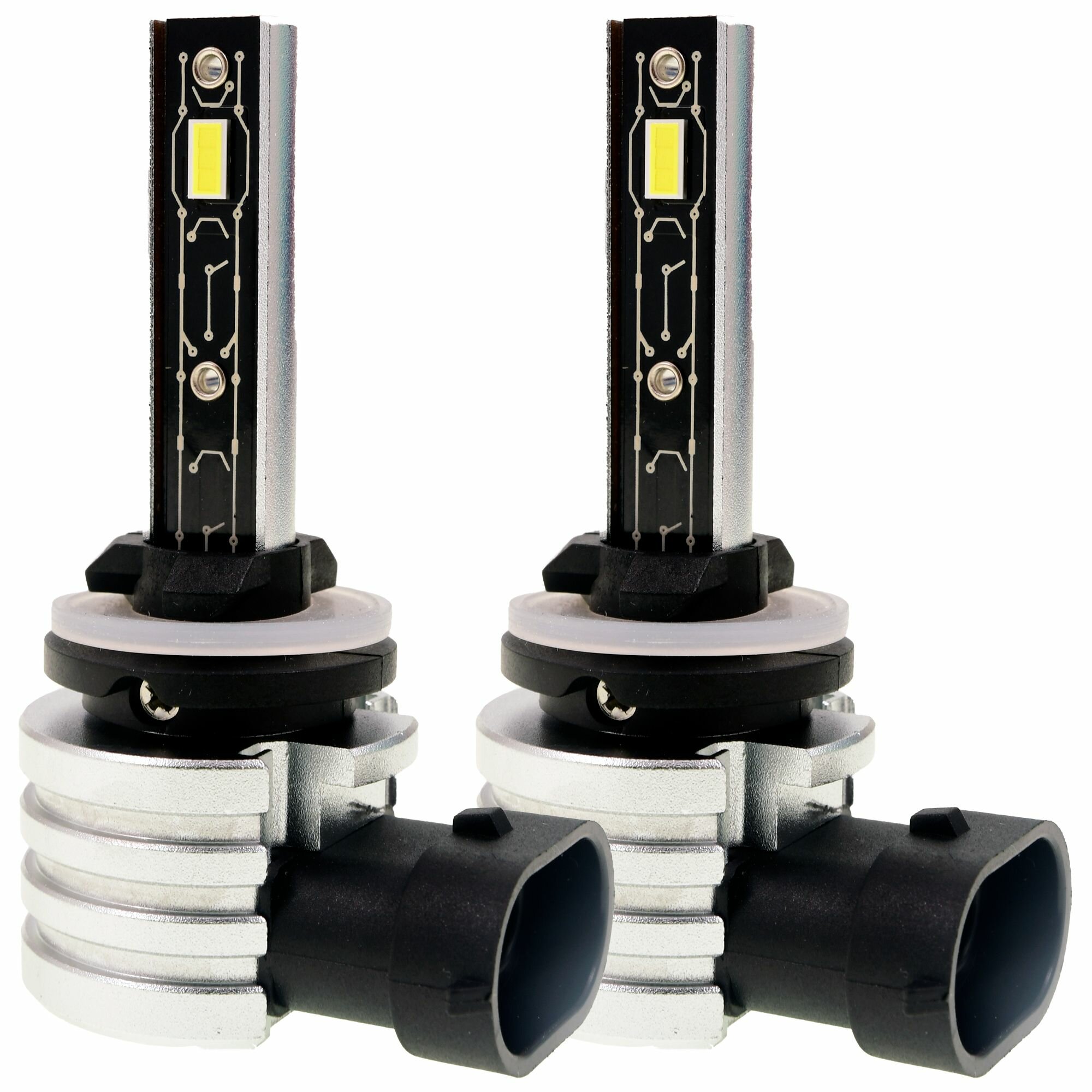 Автомобильная светодиодная лампа H27 PGJ13 Бренд DLED Серия R2 12V 18W 6000K (2шт.)