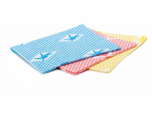 SOL салфетки из бамбукового волокна 30x34 см, 3 шт, цвет в ассортименте и разные оттенки