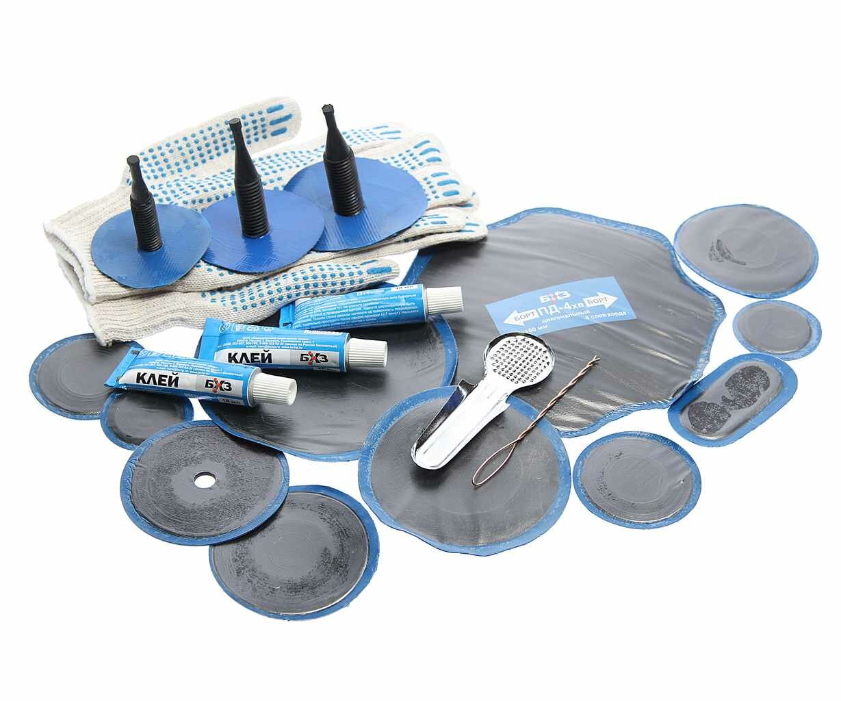 Аптечка для ремонта покрышек и камер, АРШ-1, БХЗ