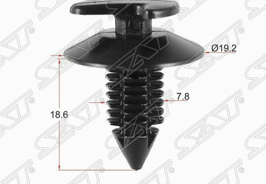 SAT ST-M10882 Клипса (обшивки двери GM (Продажа по 10шт))